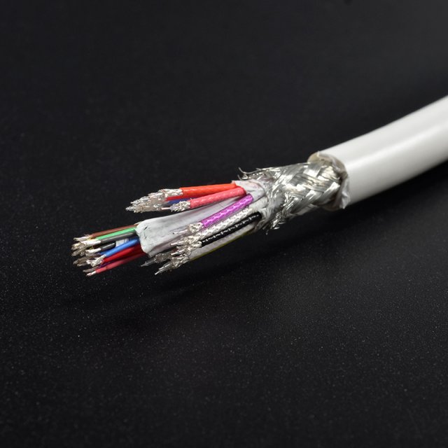 32 wire MRI cable with 12 coaxial cable 50 Ohm 32AWG and 20*28AWG ...