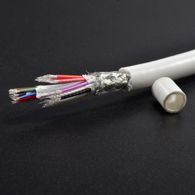 32 wire MRI cable with 12 coaxial cable 50 Ohm 32AWG and 20*28AWG ...