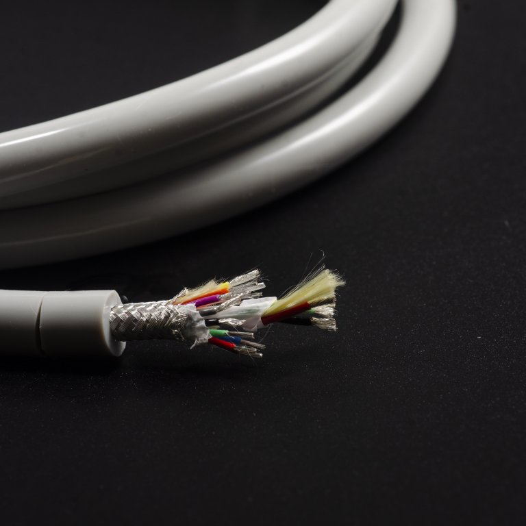 Silver Plated Copper Conductor Silicone Jacketed 18 Core Cable